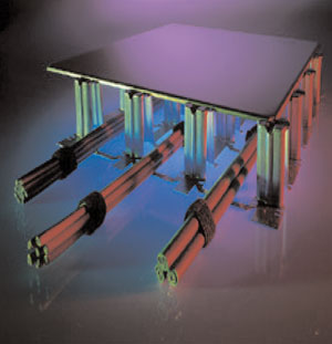 Intercell Raised Access Floors designed and installed by Fieldmans